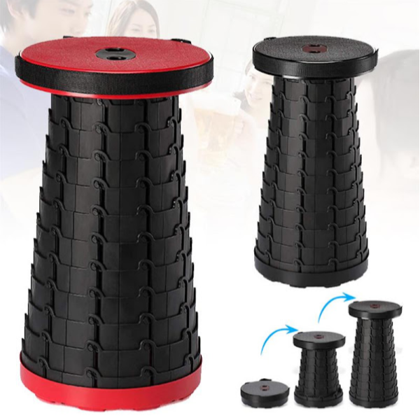 Scaun extensibil cu pliere telescopica, pentru camping – Ideal-Mag